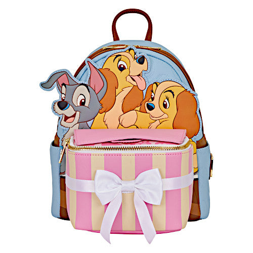 EXCLUSIVE DROP: Loungefly Lady And The Tramp Puppies Pop Up Mini Backp ...