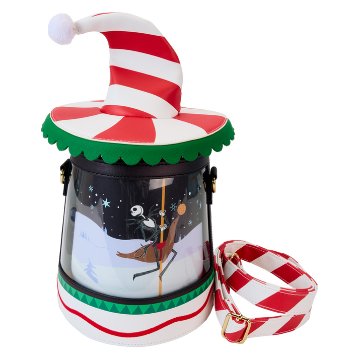 Loungefly The Nightmare Before Christmas Candy Cane Carousel Spinning ...